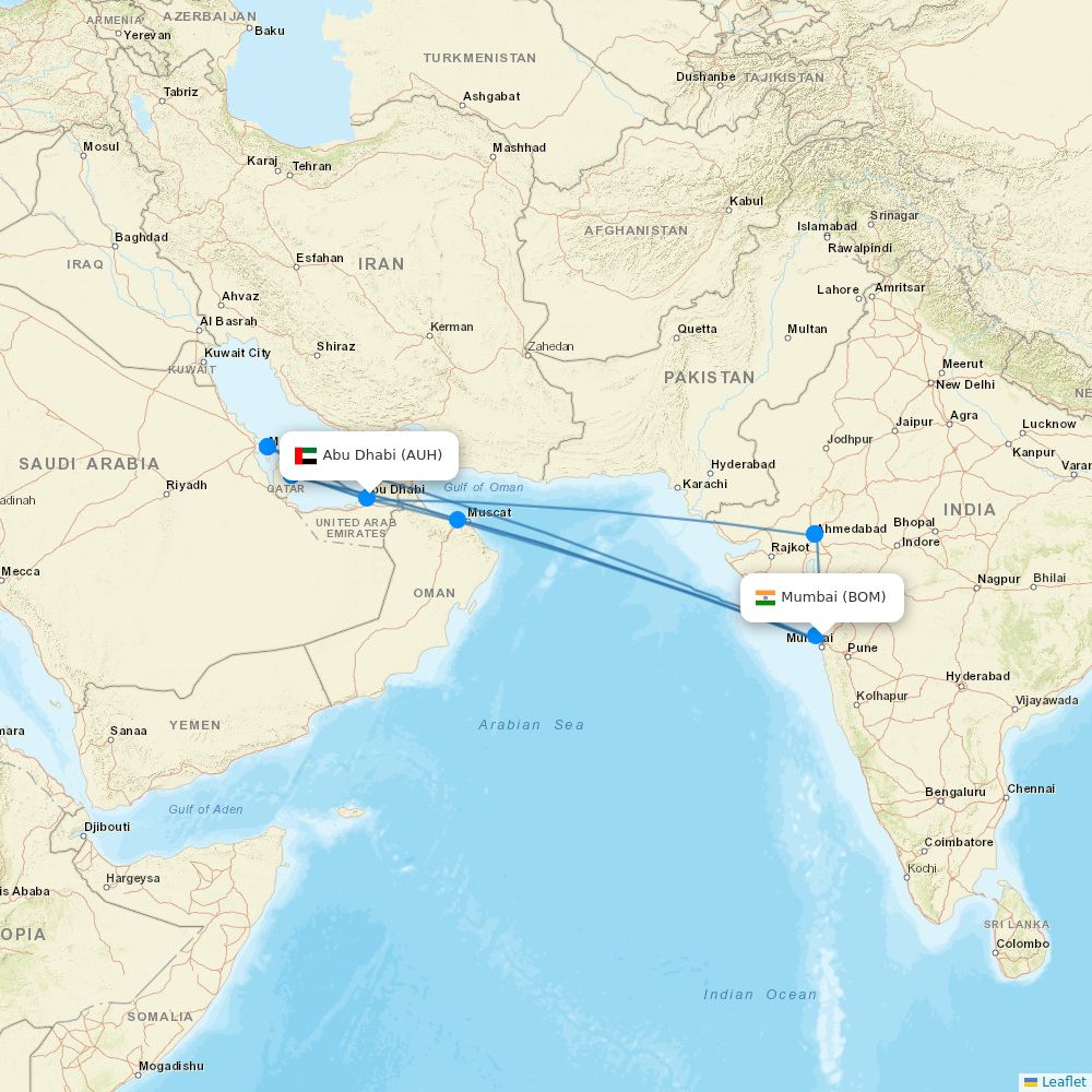 Etihad Airways routes 2025 – map with all flights - Flight Routes