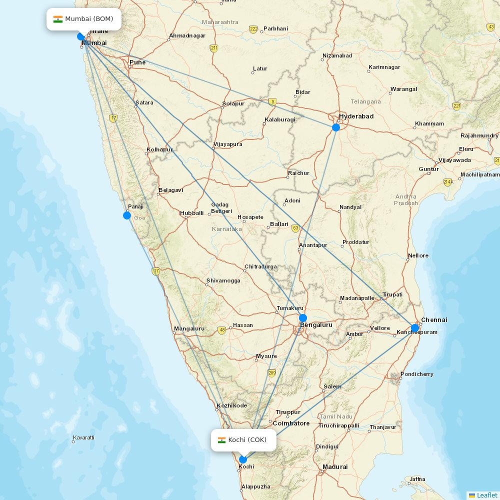 Air India routes 2025 – interactive map with all flights - Flight Routes