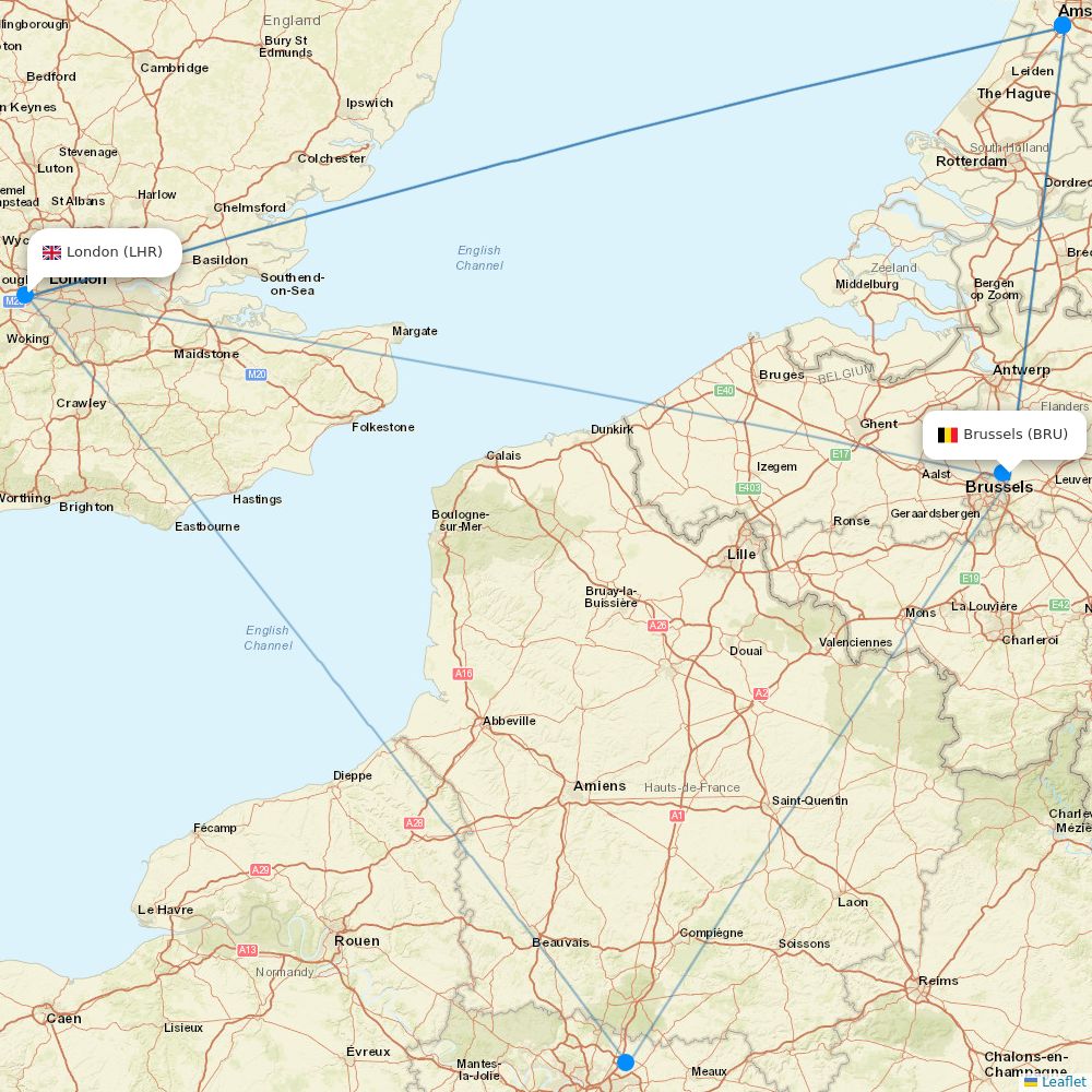 Brussels Airlines routes 2026 – map with all flights - Flight Routes