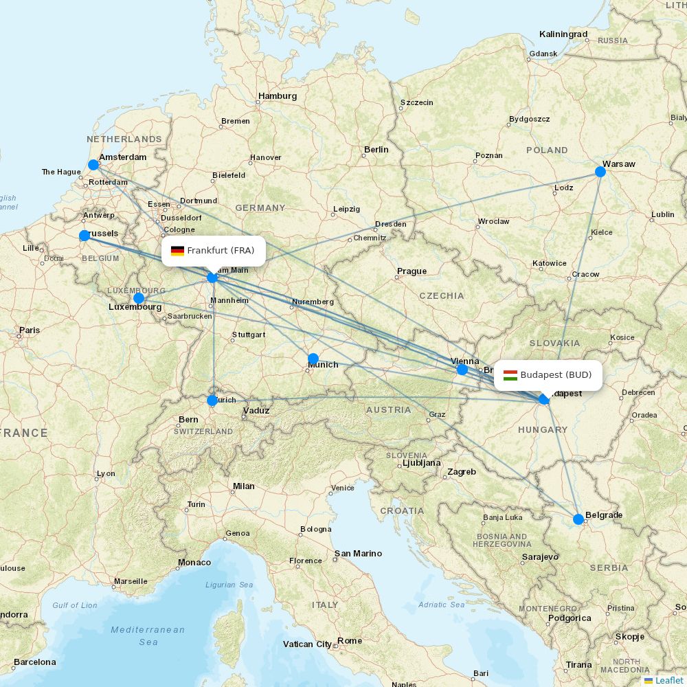 Lufthansa routes 2025 – interactive map with all flights - Flight Routes