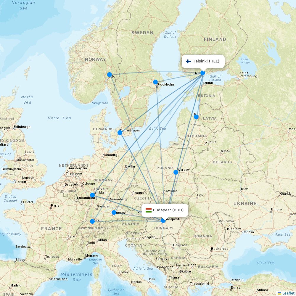 Finnair routes 2026 – interactive map with all flights - Flight Routes
