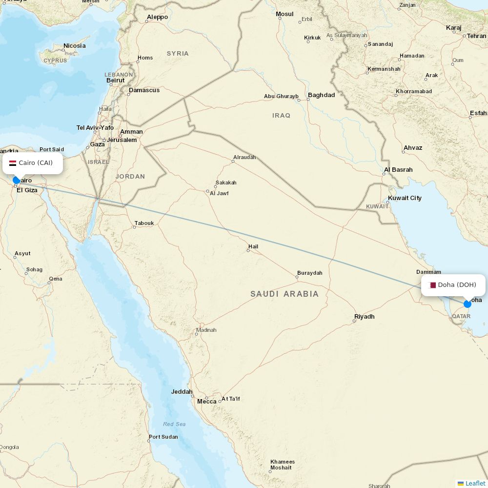 Qatar Airways routes 2025 – map with all flights - Flight Routes