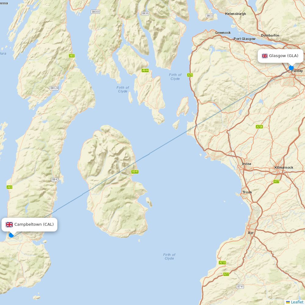 Loganair routes 2025 – interactive map with all flights - Flight Routes