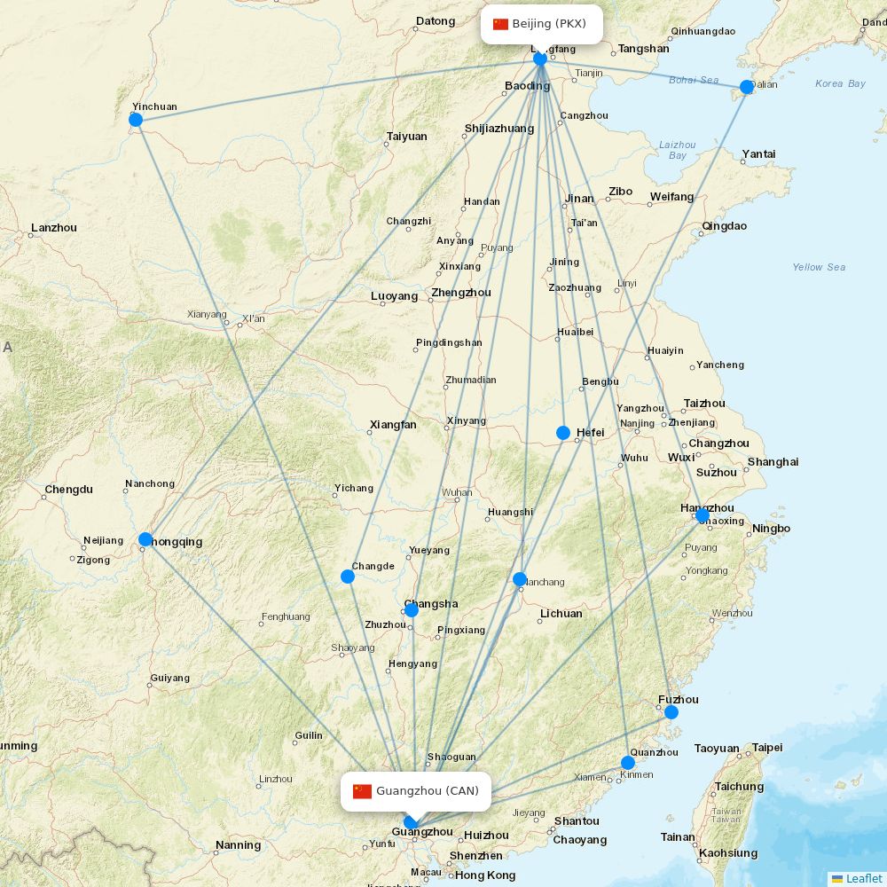 China Eastern Airlines routes 2025 – map with all flights - Flight Routes
