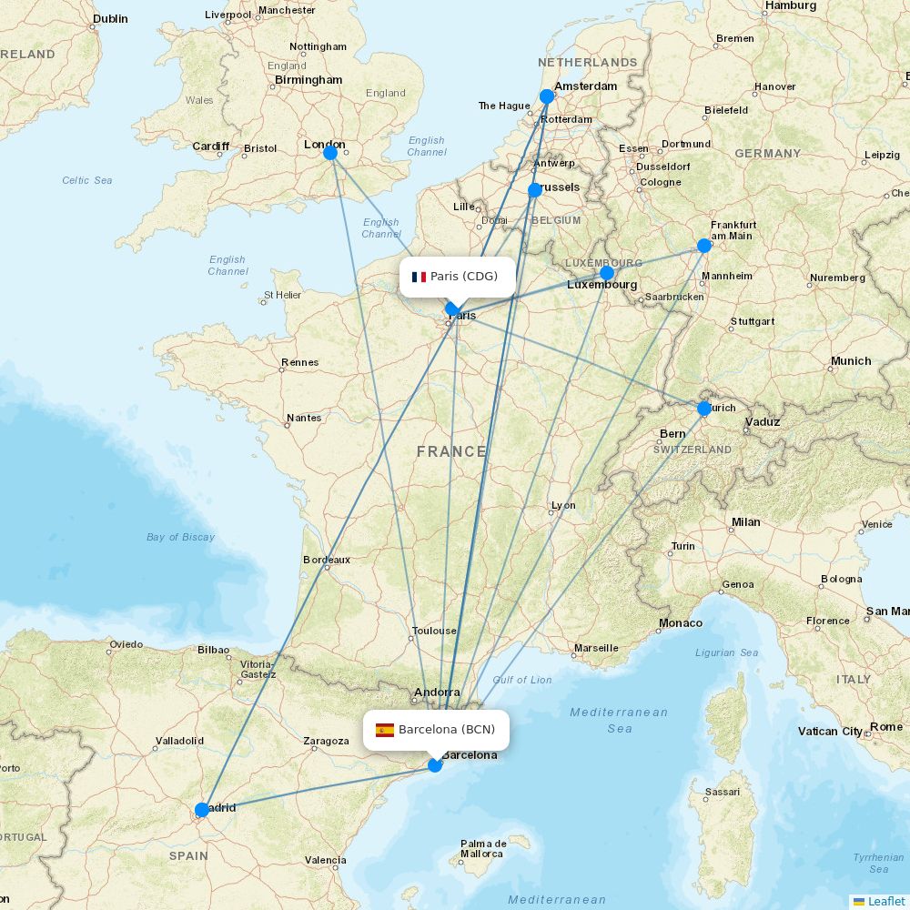 Vueling routes 2025 – interactive map with all flights - Flight Routes