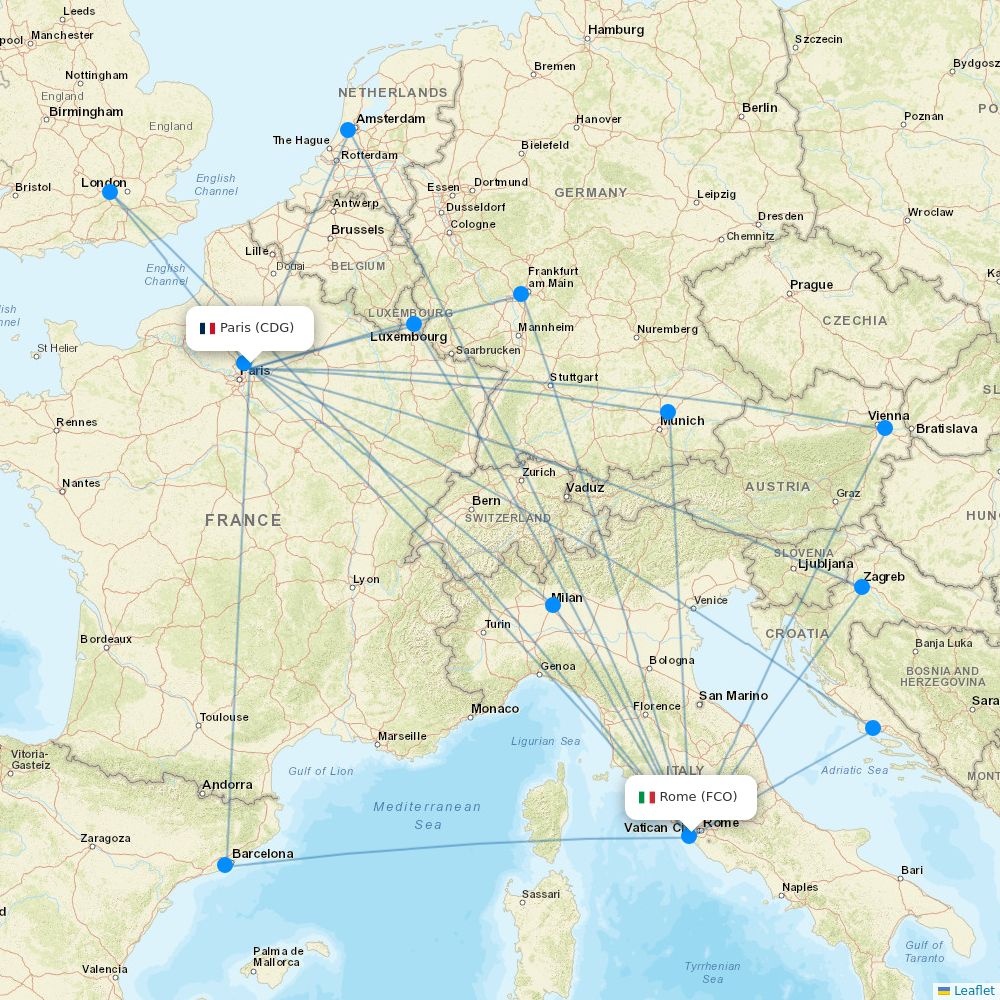 ITA Airways routes 2025 – map with all flights - Flight Routes