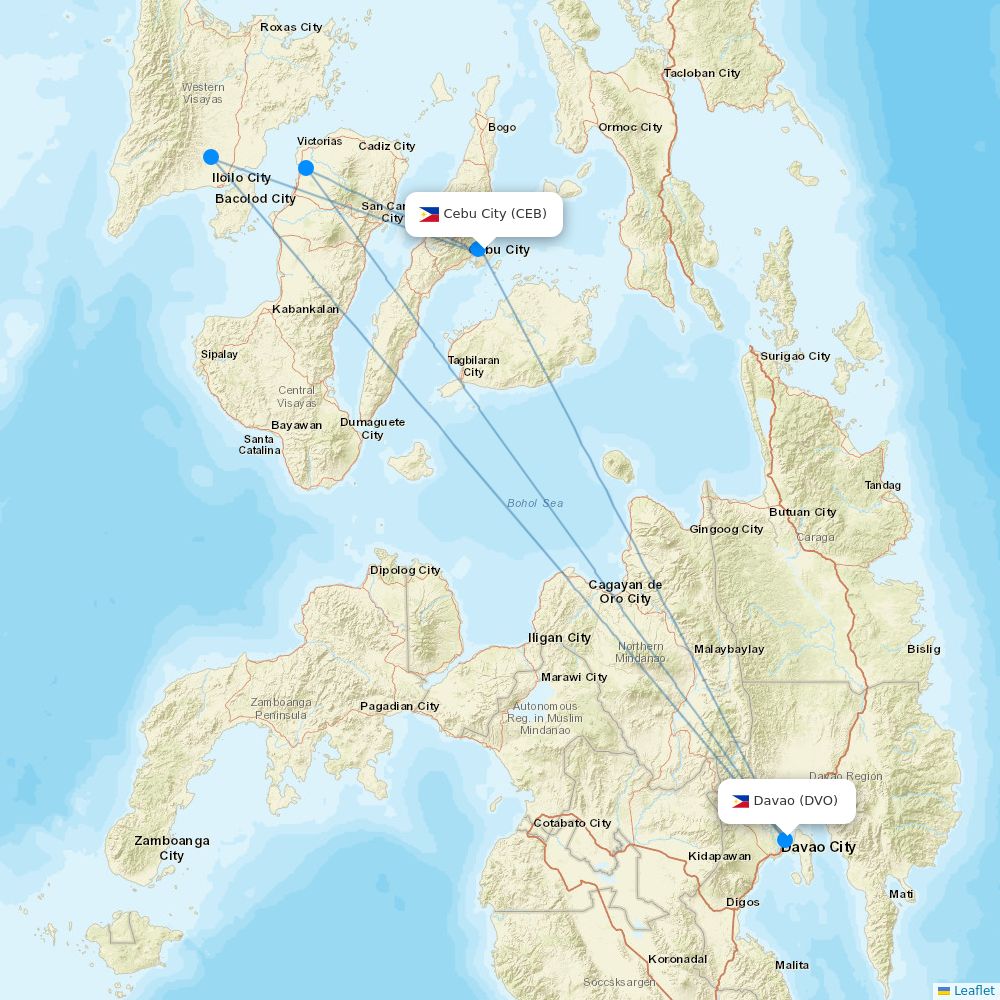 Cebu Pacific routes 2025 – map with all flights - Flight Routes
