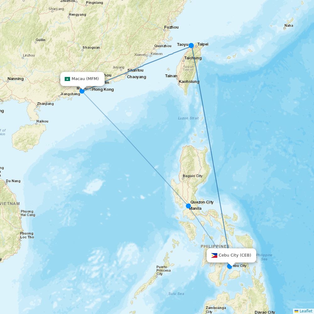 Philippines AirAsia routes 2026 – map with all flights - Flight Routes