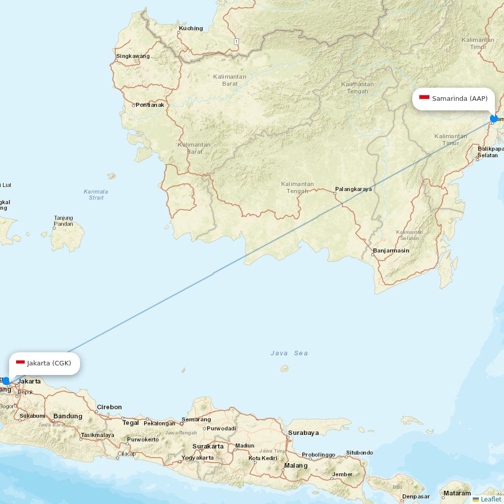 Batik Air routes 2025 – interactive map with all flights - Flight Routes