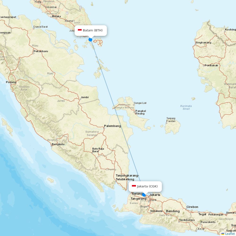 Batik Air routes 2025 – interactive map with all flights - Flight Routes