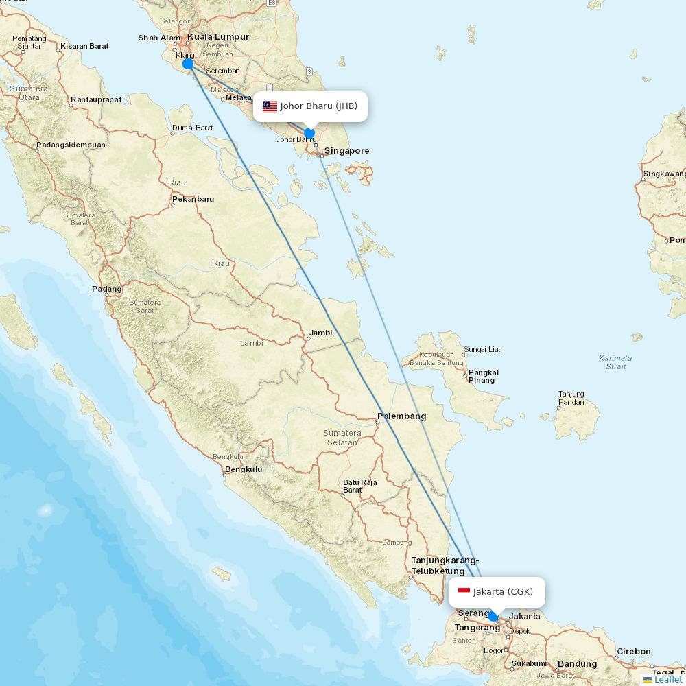Indonesia AirAsia routes 2025 – map with all flights - Flight Routes