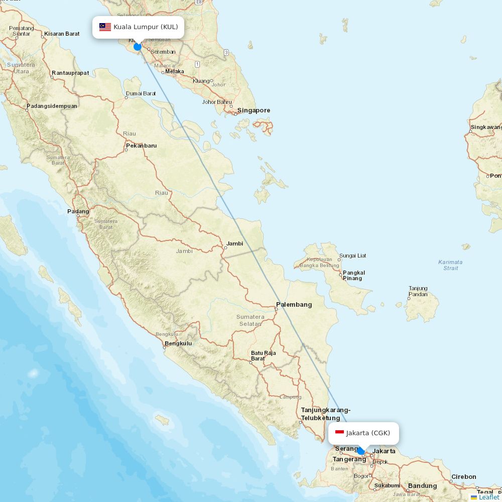 Indonesia AirAsia routes 2025 – map with all flights - Flight Routes