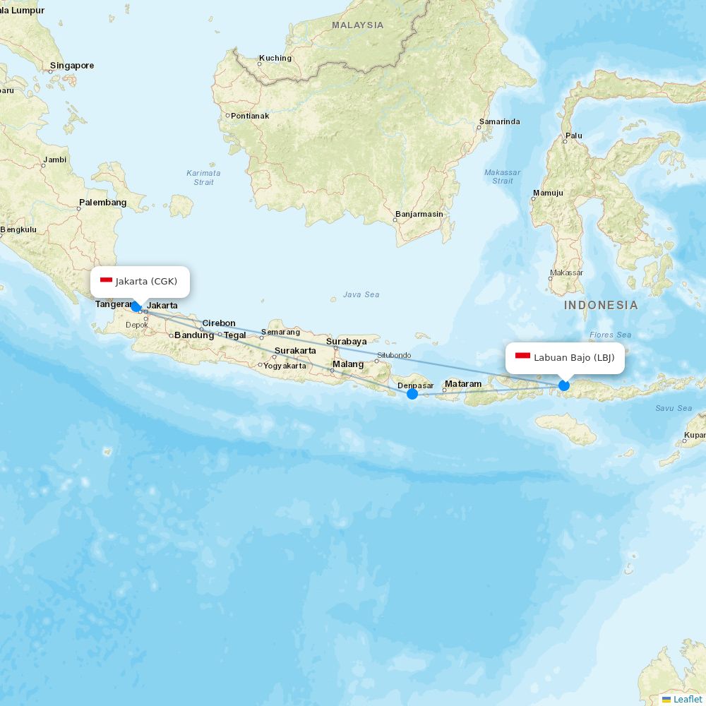 Batik Air routes 2025 – interactive map with all flights - Flight Routes