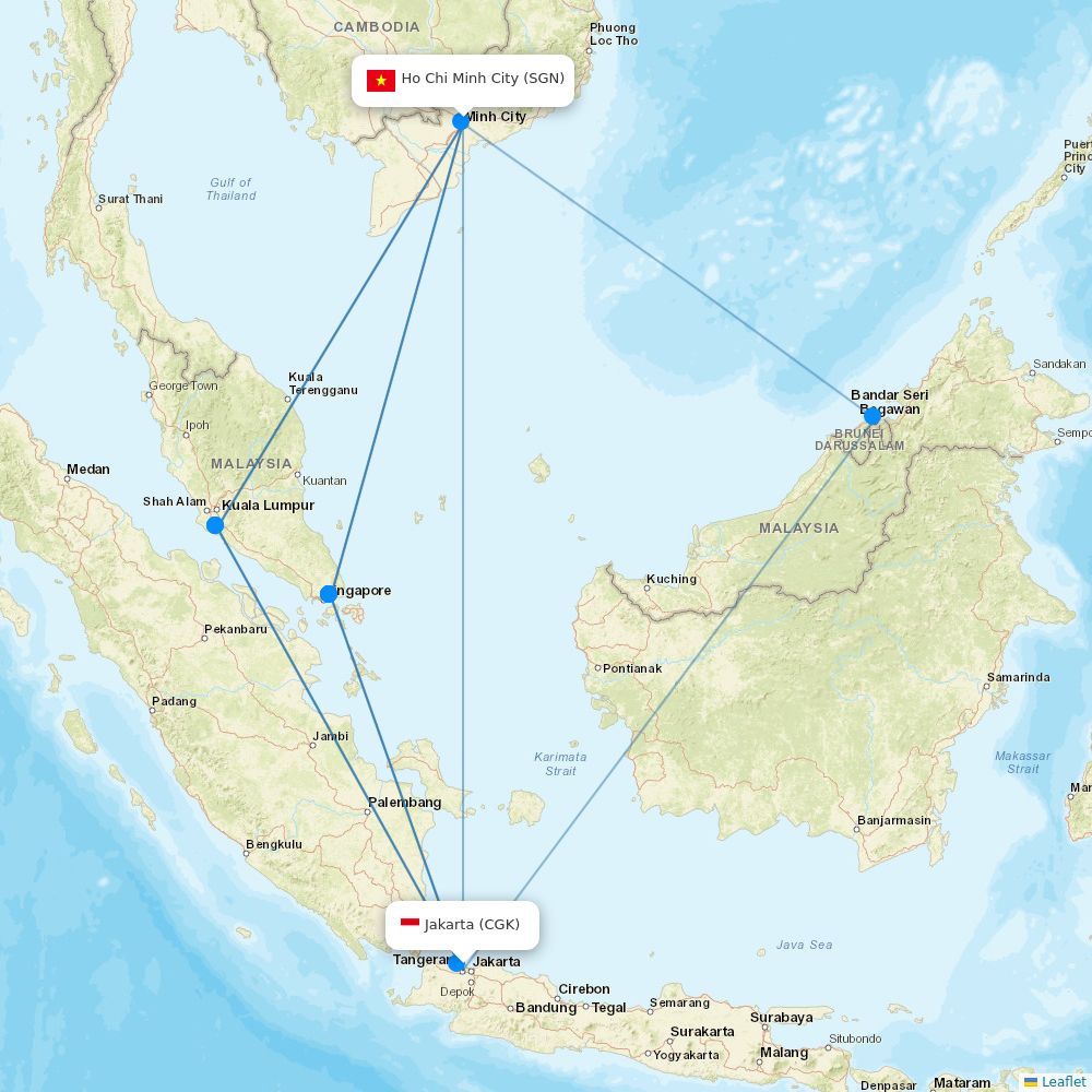 Vietnam Airlines routes 2025 – map with all flights - Flight Routes