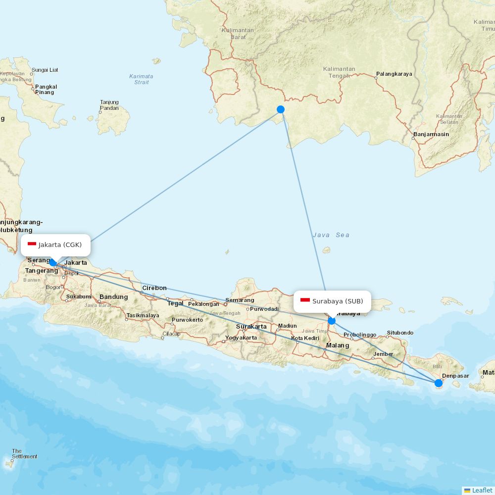Citilink routes 2025 – interactive map with all flights - Flight Routes