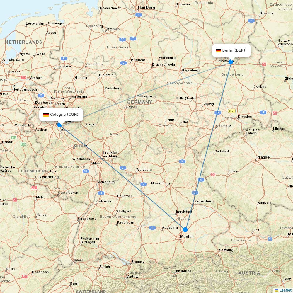 Eurowings routes 2026 – interactive map with all flights - Flight Routes