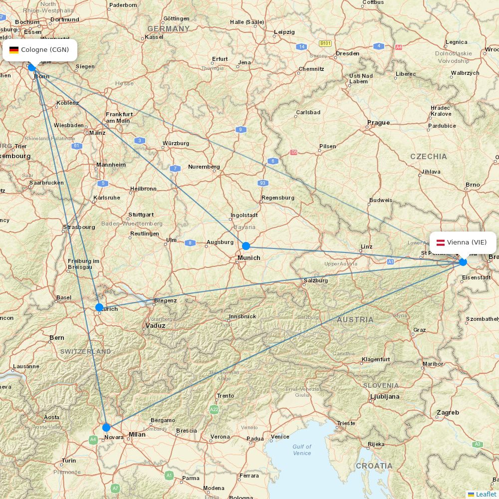Eurowings routes 2025 – interactive map with all flights - Flight Routes