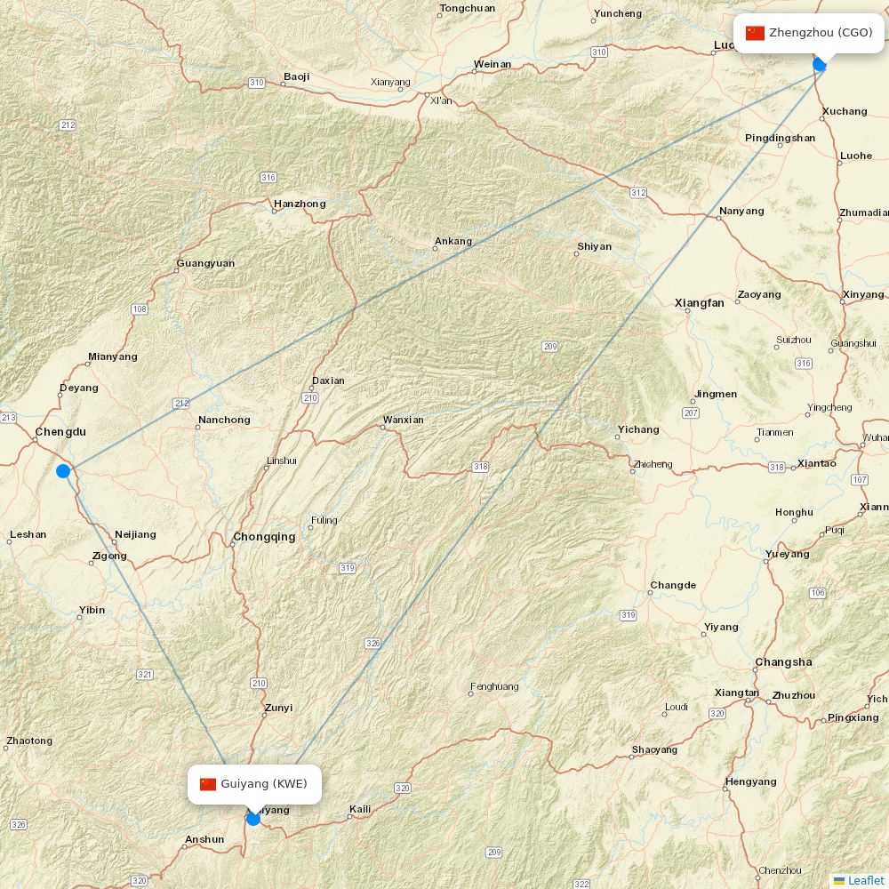 9 Air airline routes (AQ) 2025, map - Flight Routes