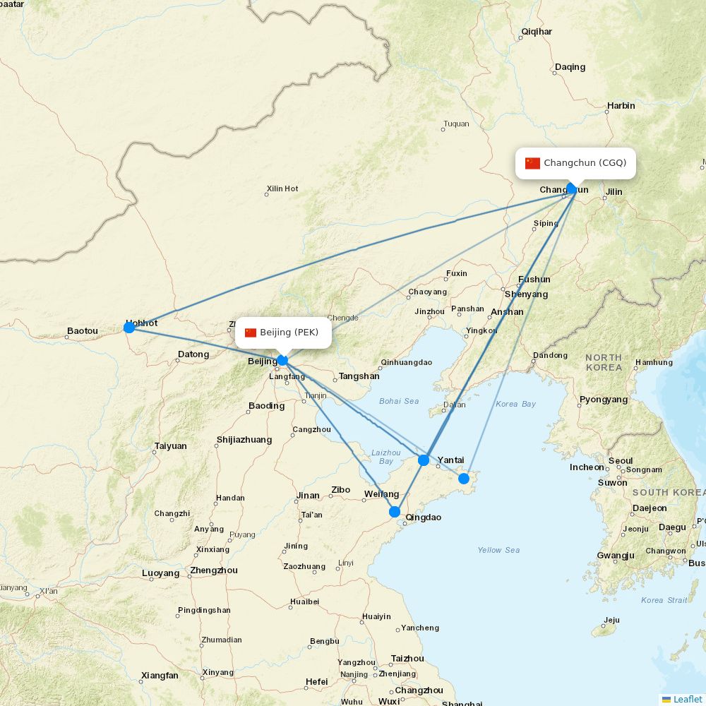 Air China routes 2025 – interactive map with all flights - Flight Routes