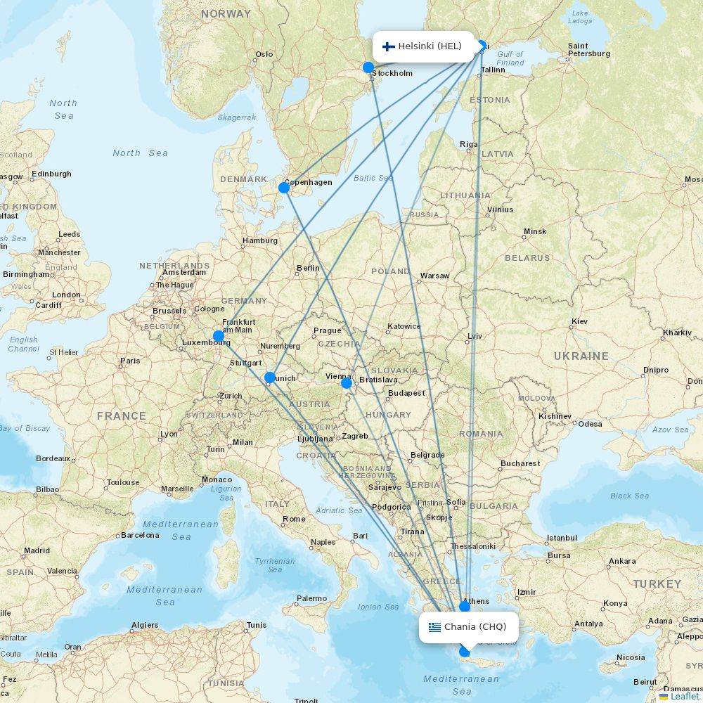 Finnair routes 2026 – interactive map with all flights - Flight Routes