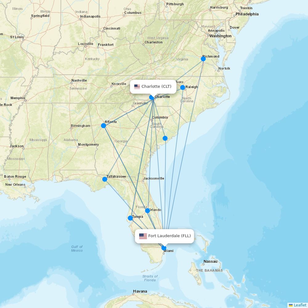 Spirit Airlines routes 2026 – map with all flights - Flight Routes