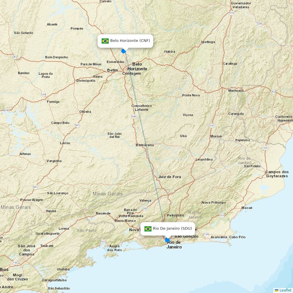 Azul routes 2025 – interactive map with all flights - Flight Routes