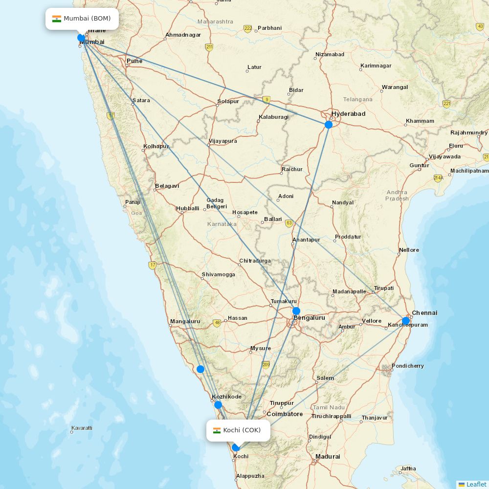 Air India routes 2025 – interactive map with all flights - Flight Routes
