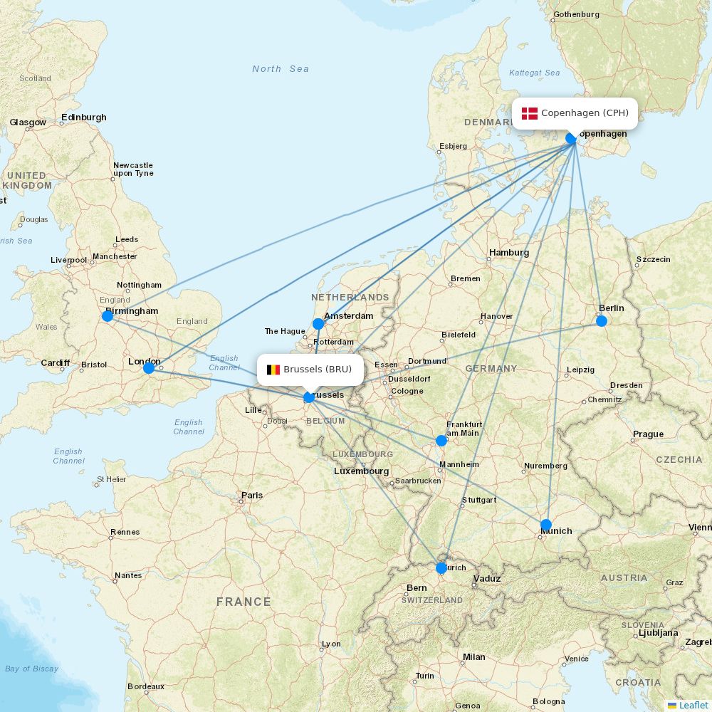 Brussels Airlines routes 2026 – map with all flights - Flight Routes