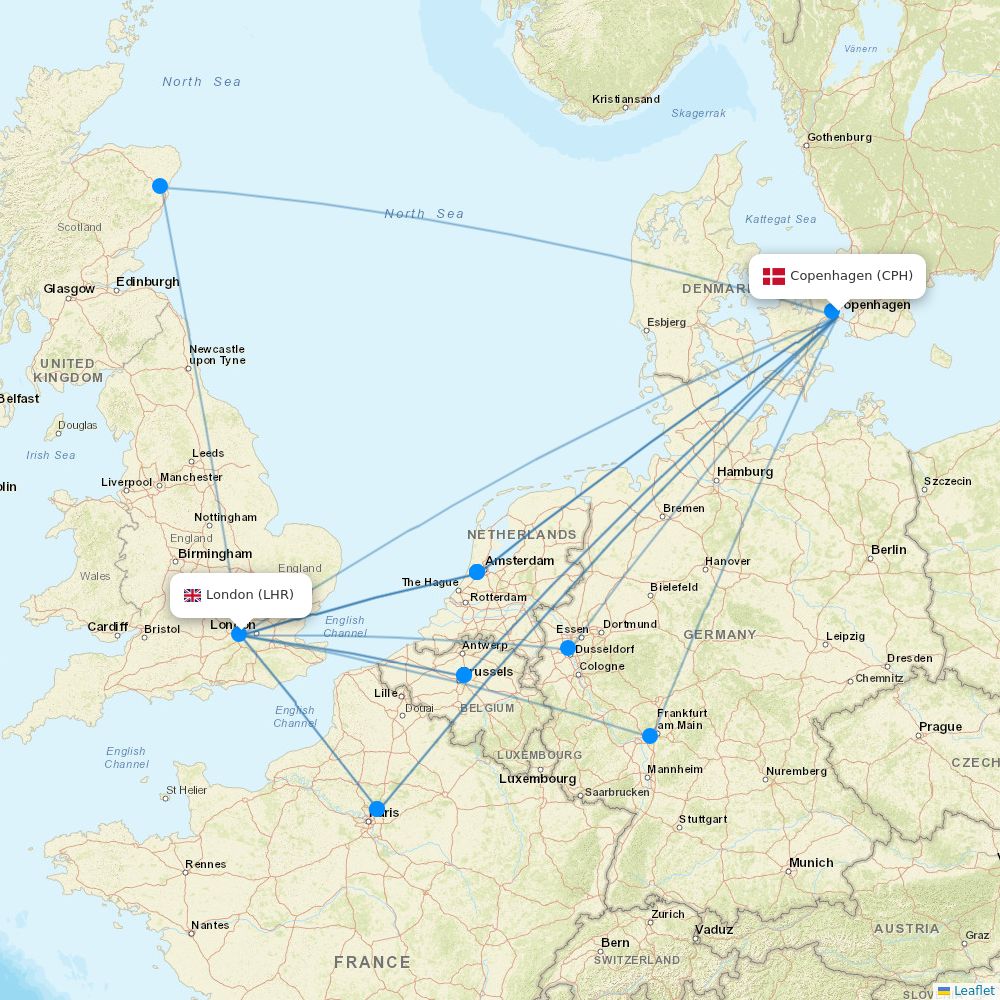 British Airways routes 2025 – map with all flights - Flight Routes
