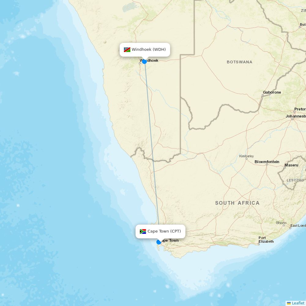 Airlink routes 2025 – interactive map with all flights - Flight Routes