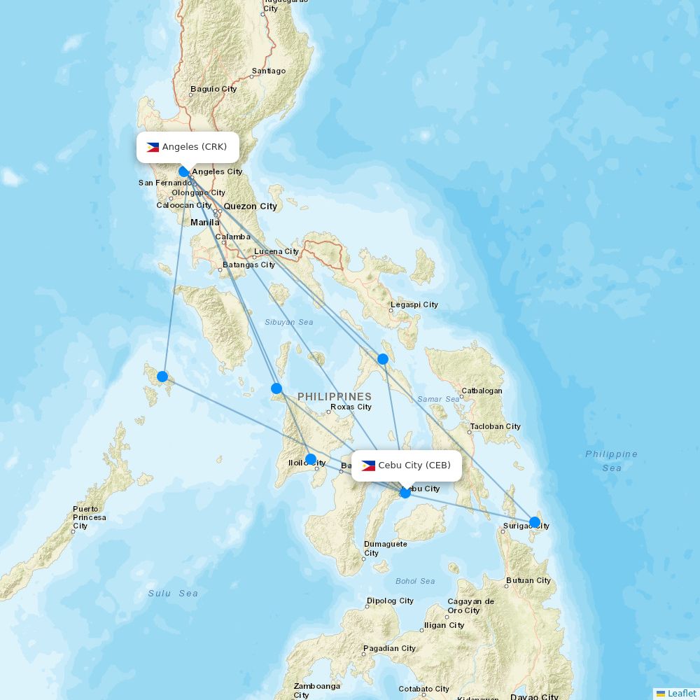 Cebu Pacific routes 2026 – map with all flights - Flight Routes