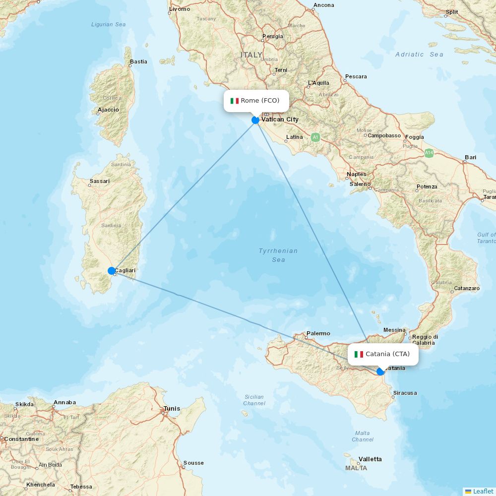 ITA Airways routes 2025 – map with all flights - Flight Routes