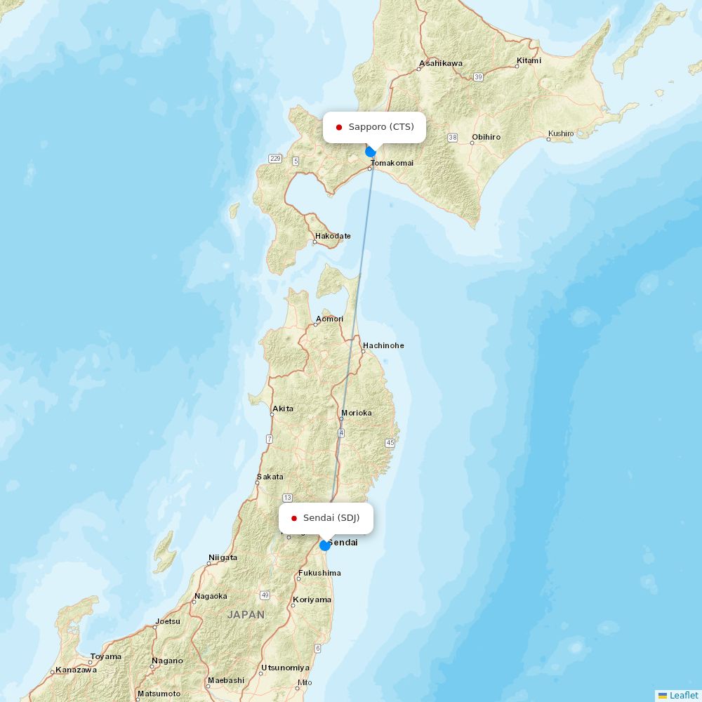JAL routes 2026 – interactive map with all flights - Flight Routes