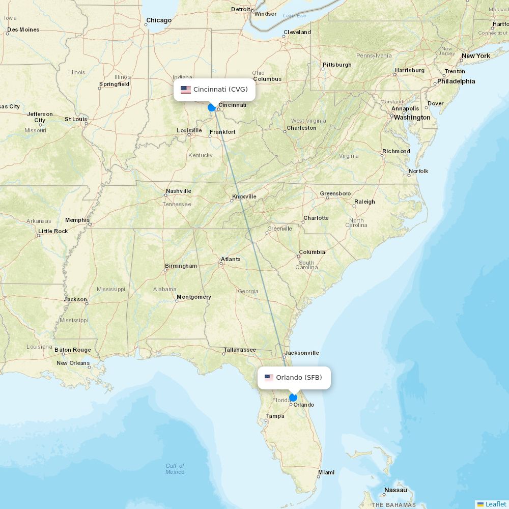 Allegiant Air routes 2025 – map with all flights - Flight Routes