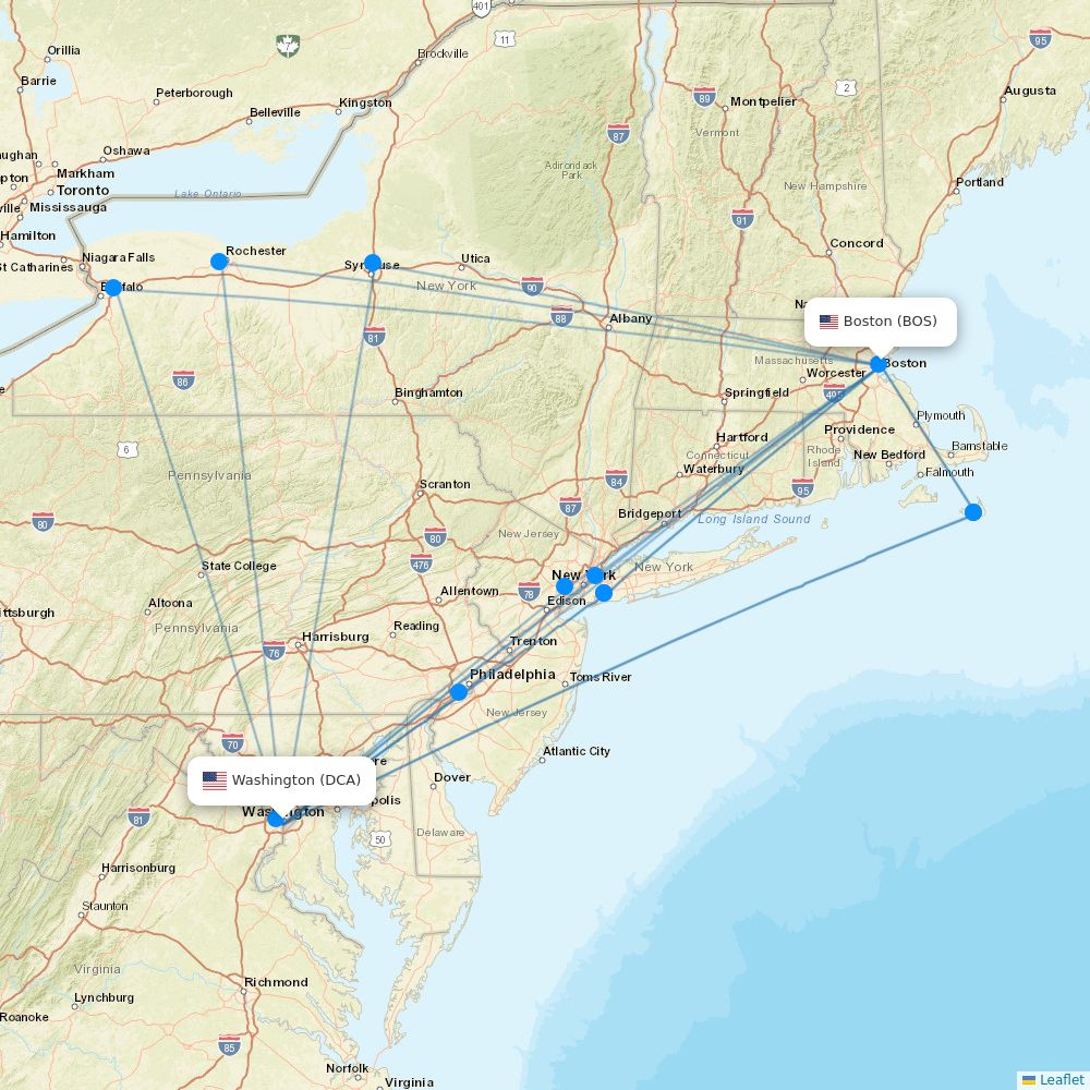Delta Air Lines routes 2025 – map with all flights - Flight Routes