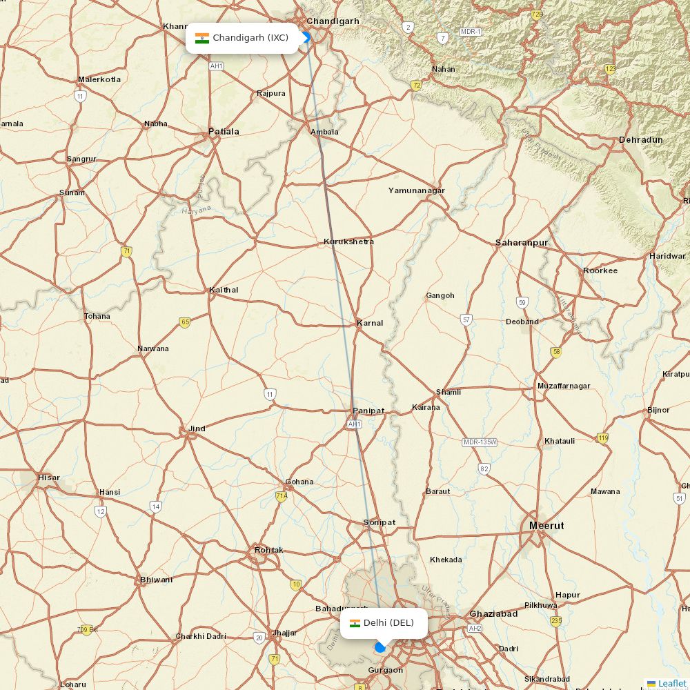 Air India routes 2026 – interactive map with all flights - Flight Routes