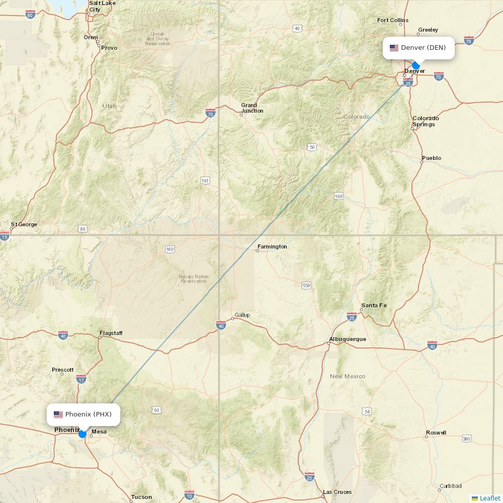 Frontier Airlines routes 2025 – map with all flights - Flight Routes