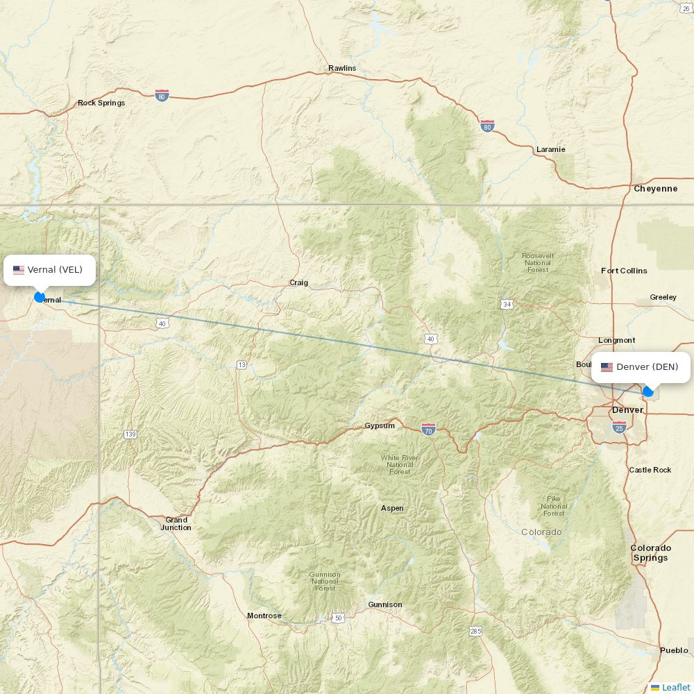 Contour Aviation airline routes (LF) 2025, map - Flight Routes