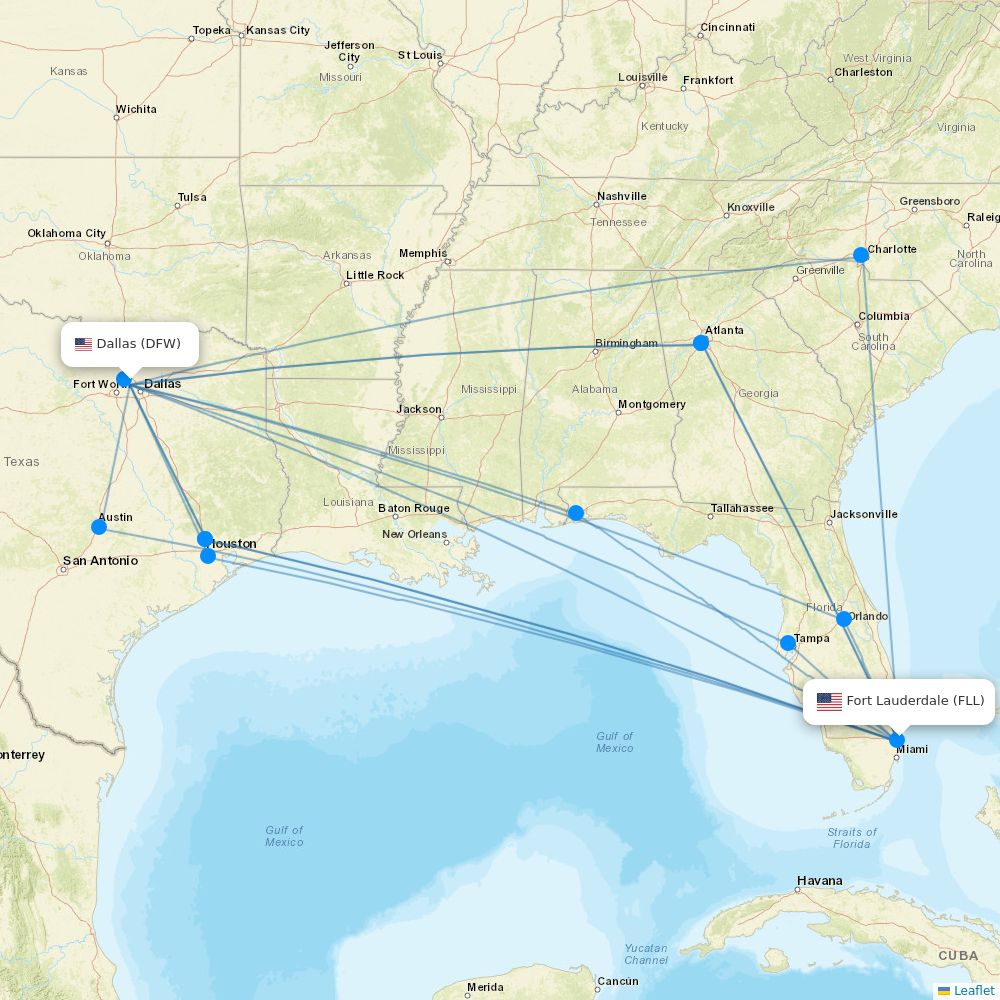 Spirit Airlines routes 2025 – map with all flights - Flight Routes