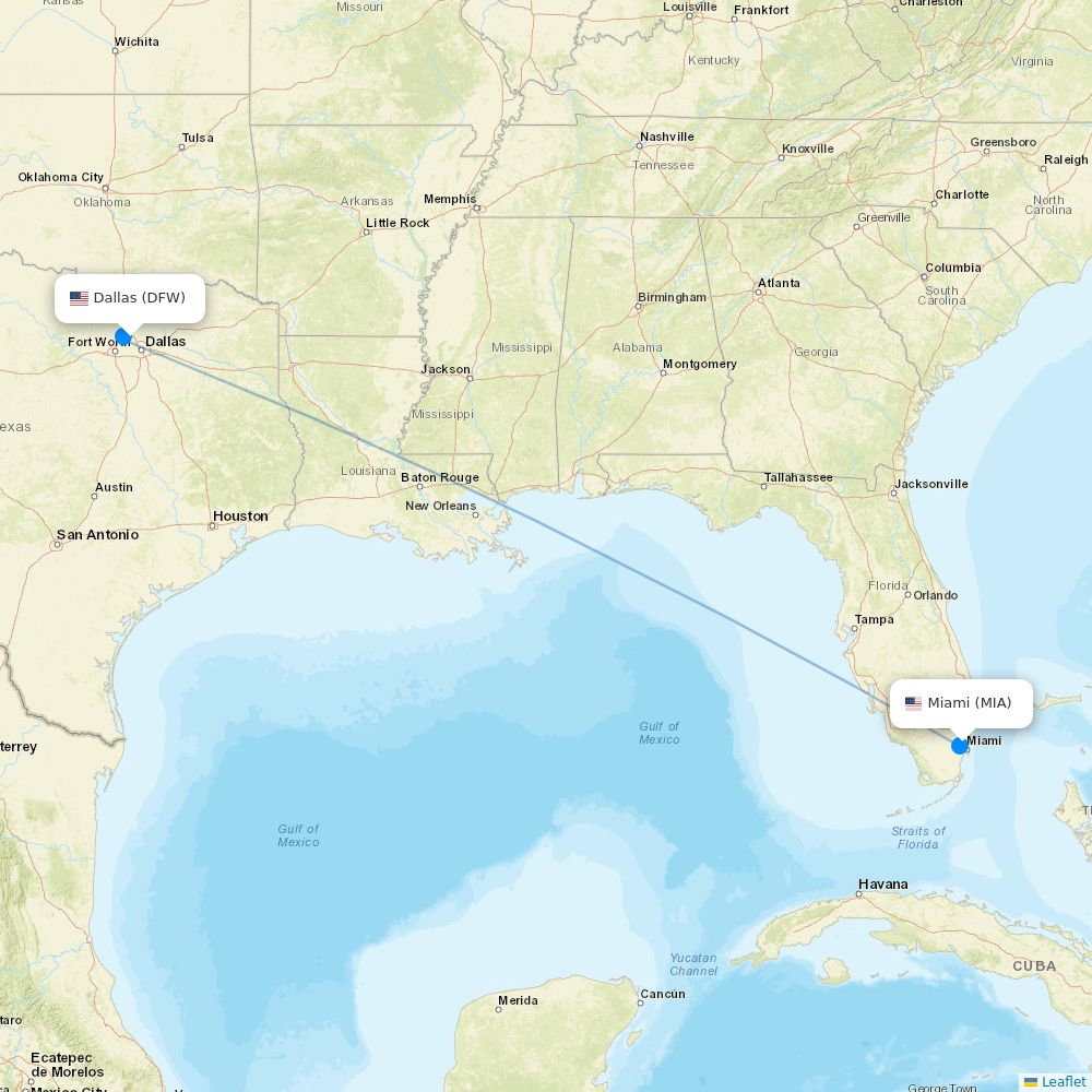 American Airlines routes 2025 – map with all flights - Flight Routes