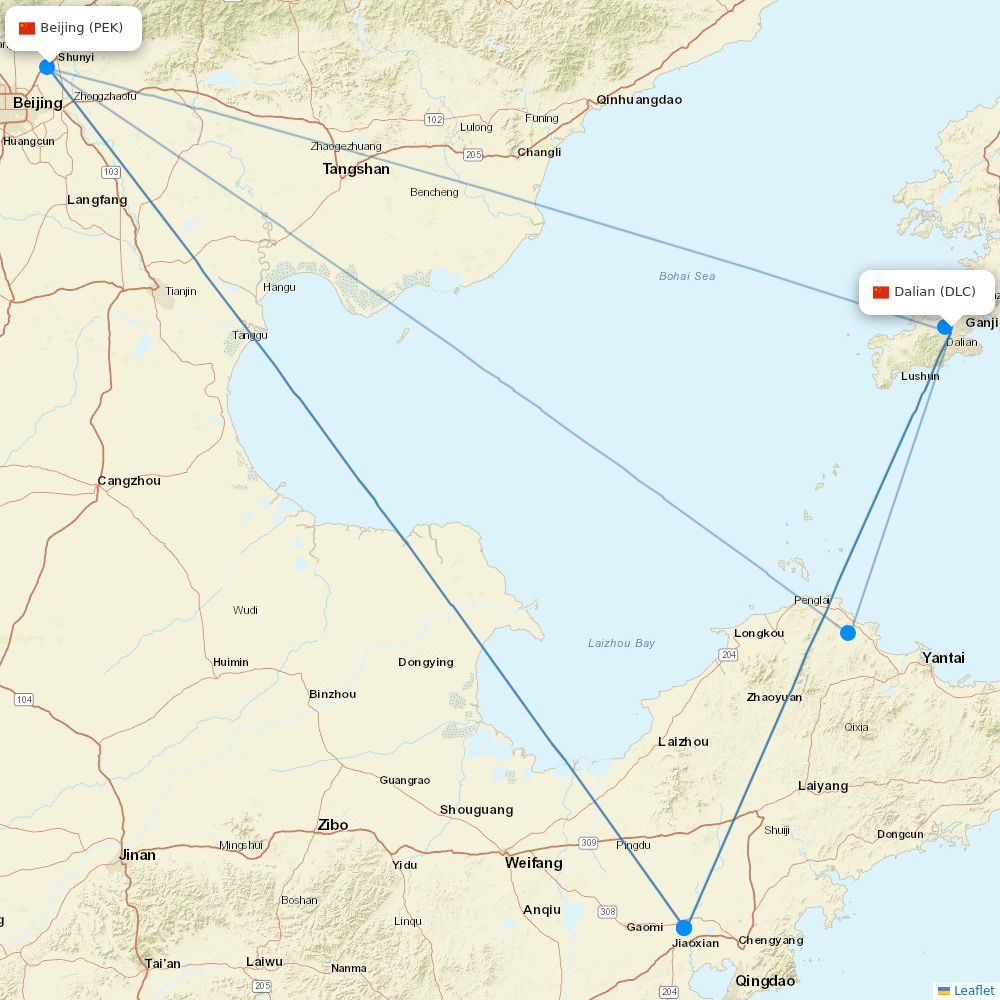 Air China routes 2025 – interactive map with all flights - Flight Routes