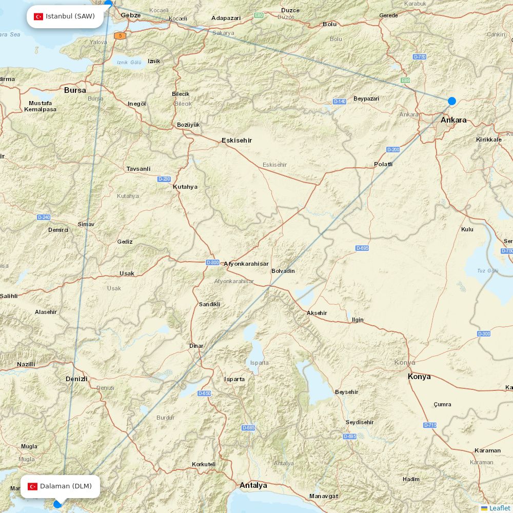 Pegasus Airlines routes 2025 – map with all flights - Flight Routes