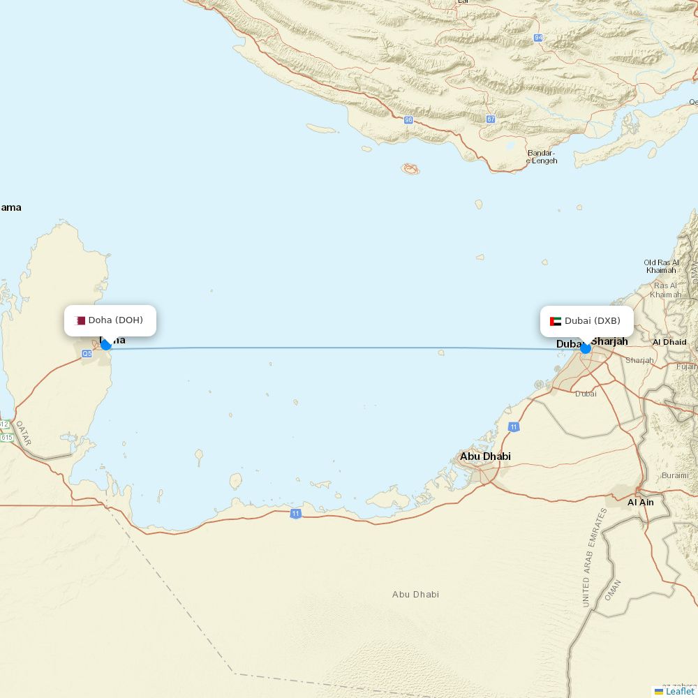Flydubai routes 2025 – interactive map with all flights - Flight Routes