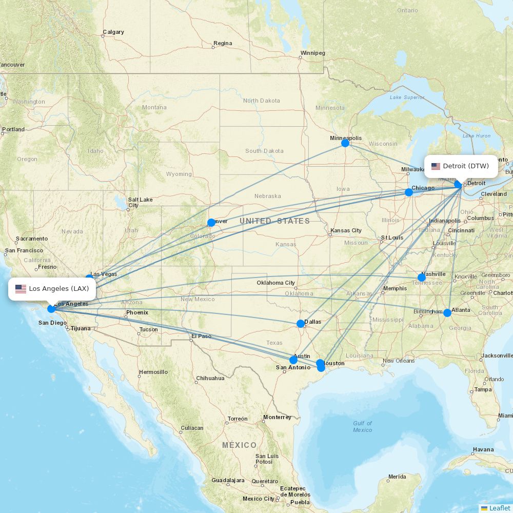 Spirit Airlines routes 2025 – map with all flights - Flight Routes