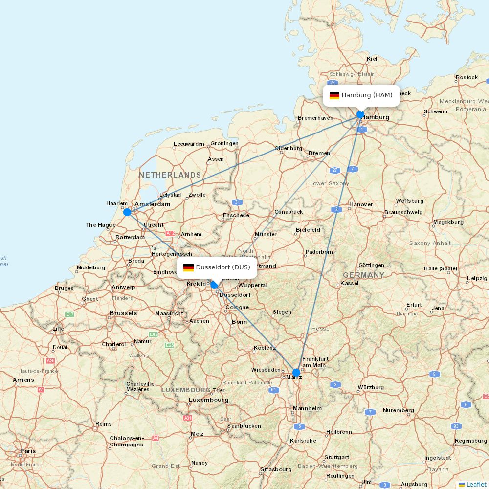 Eurowings routes 2025 – interactive map with all flights - Flight Routes
