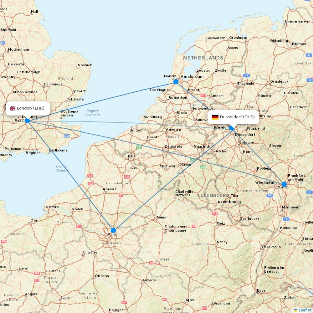 Eurowings routes 2025 – interactive map with all flights - Flight Routes