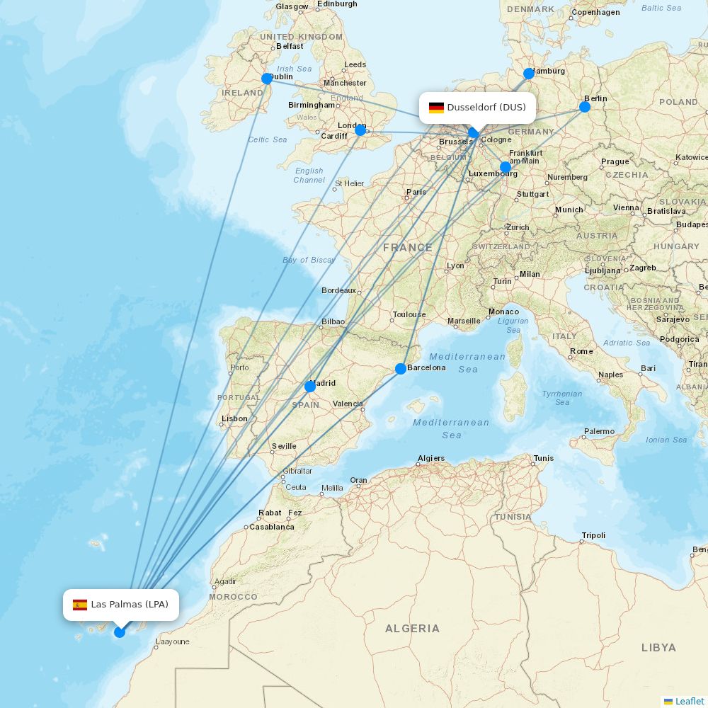 Condor routes 2025 – interactive map with all flights - Flight Routes