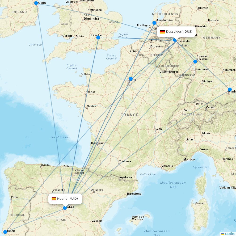 Iberia routes 2025 – interactive map with all flights - Flight Routes