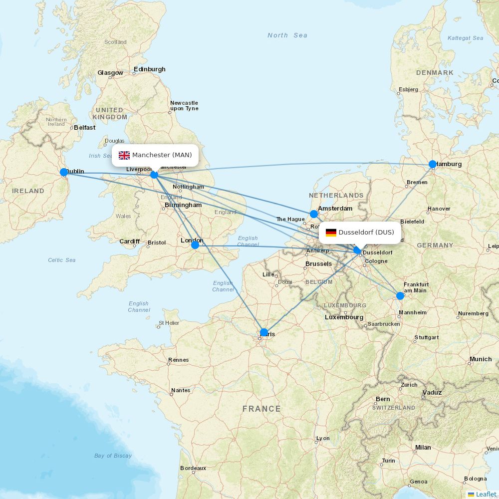 Eurowings routes 2025 – interactive map with all flights - Flight Routes