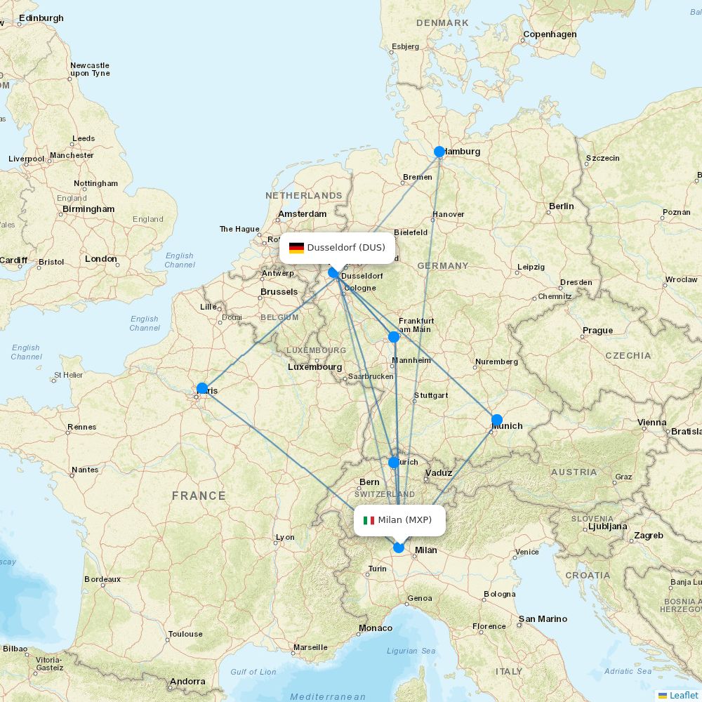 Eurowings routes 2025 – interactive map with all flights - Flight Routes